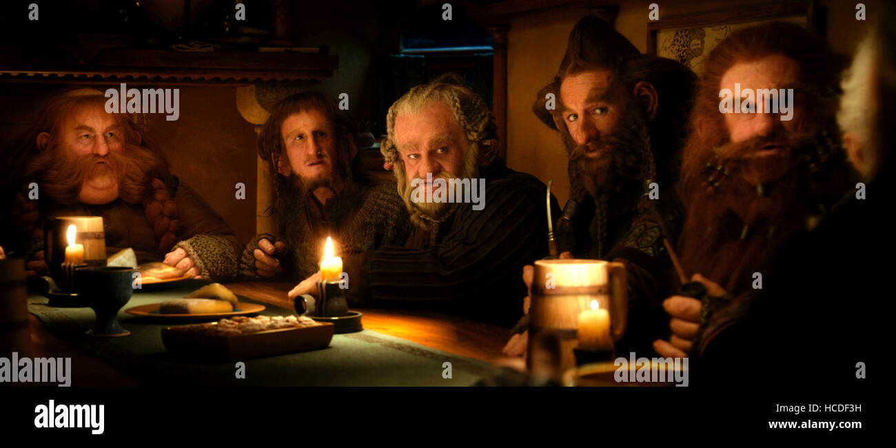 THE HOBBIT: AN UNEXPECTED JOURNEY, from left: Stephen Hunter, Adam ...