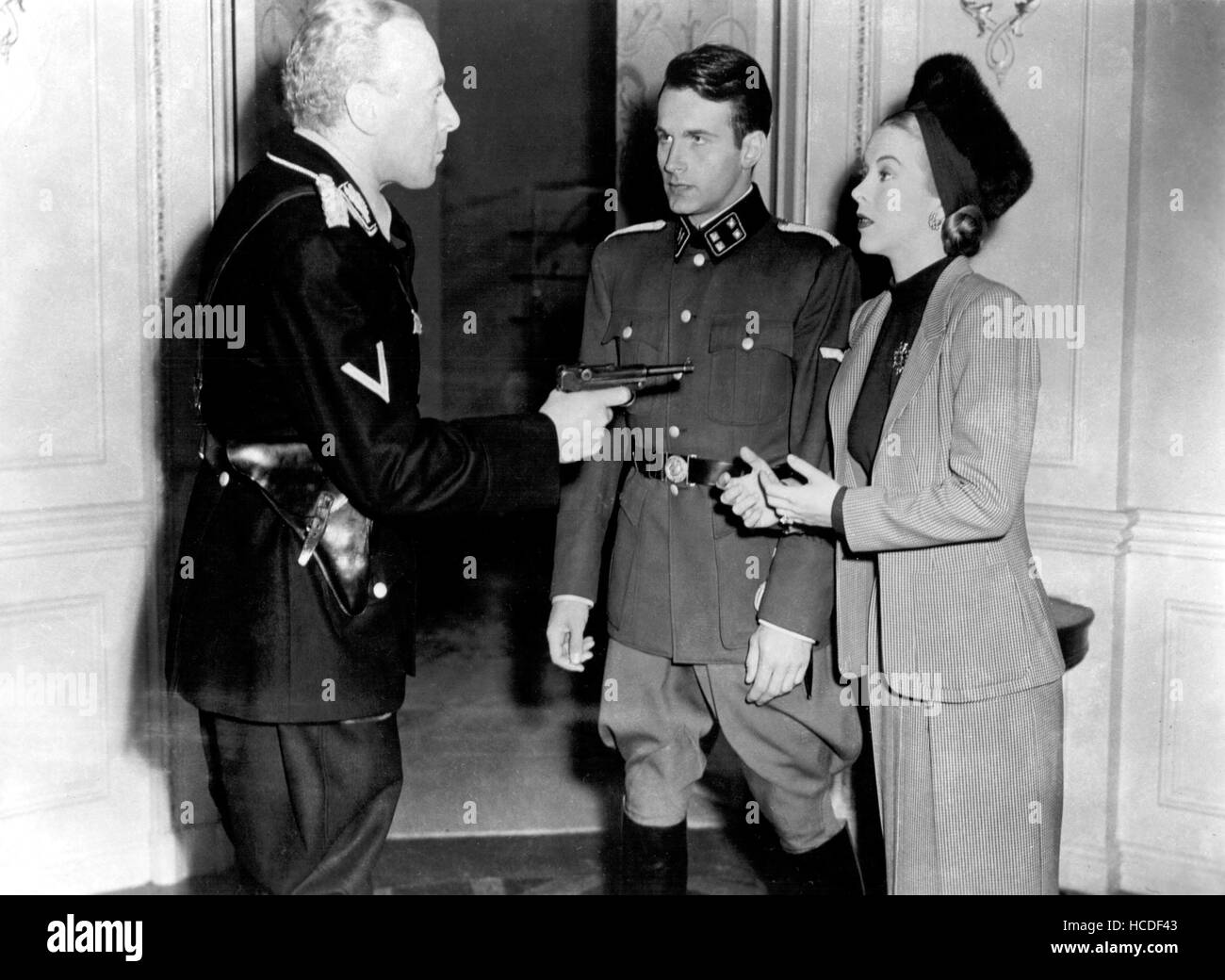 HOTEL BERLIN, George Coulouris, Helmut Dantine, Andrea King, 1945 Stock ...