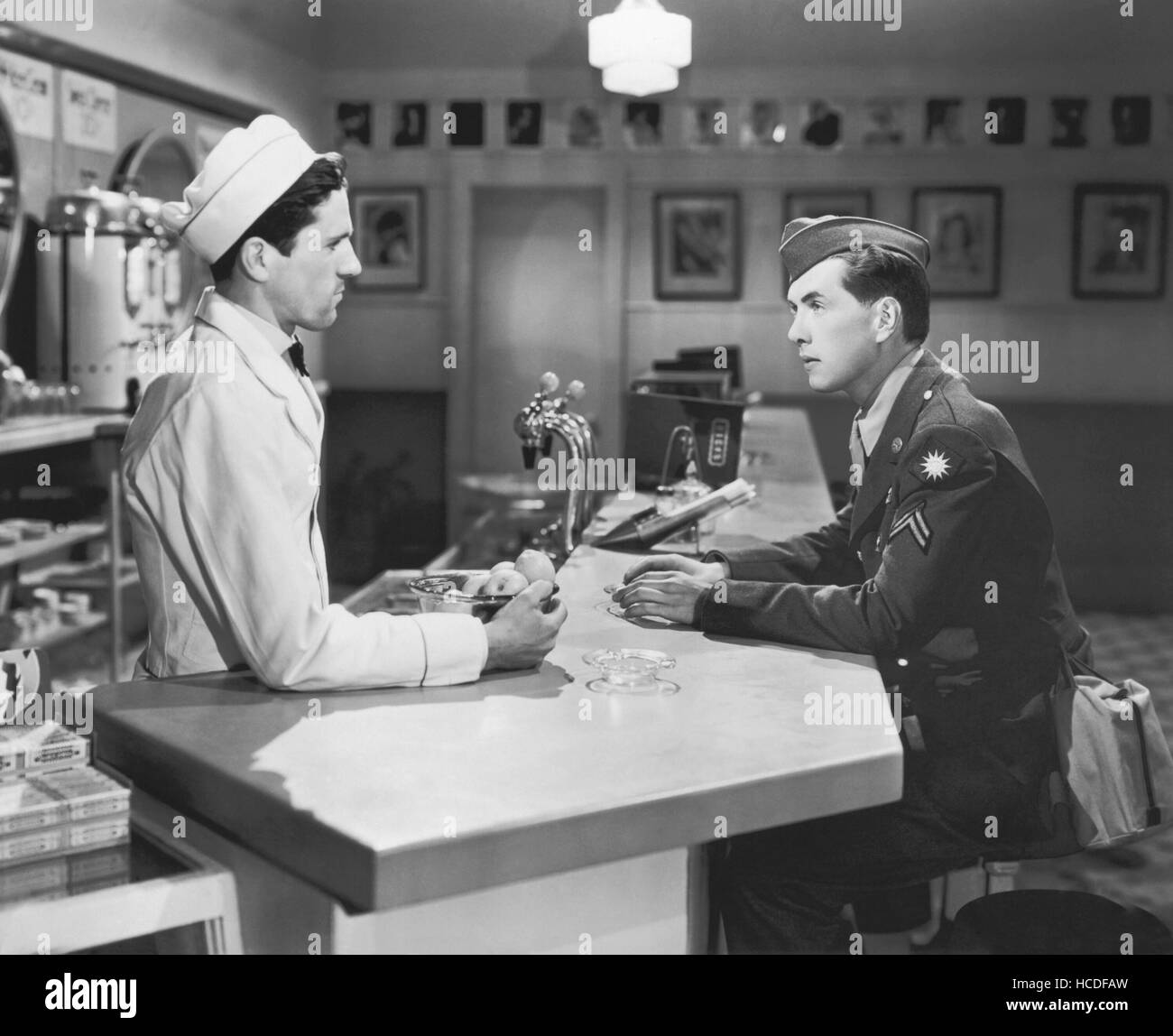 HOLLYWOOD CANTEEN, from left: Jack Mower, Robert Hutton, 1944 Stock ...