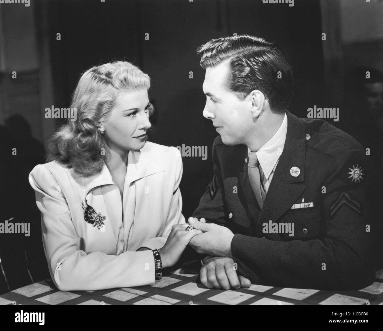 HOLLYWOOD CANTEEN, from left: Irene Manning, Robert Hutton, 1944 Stock ...