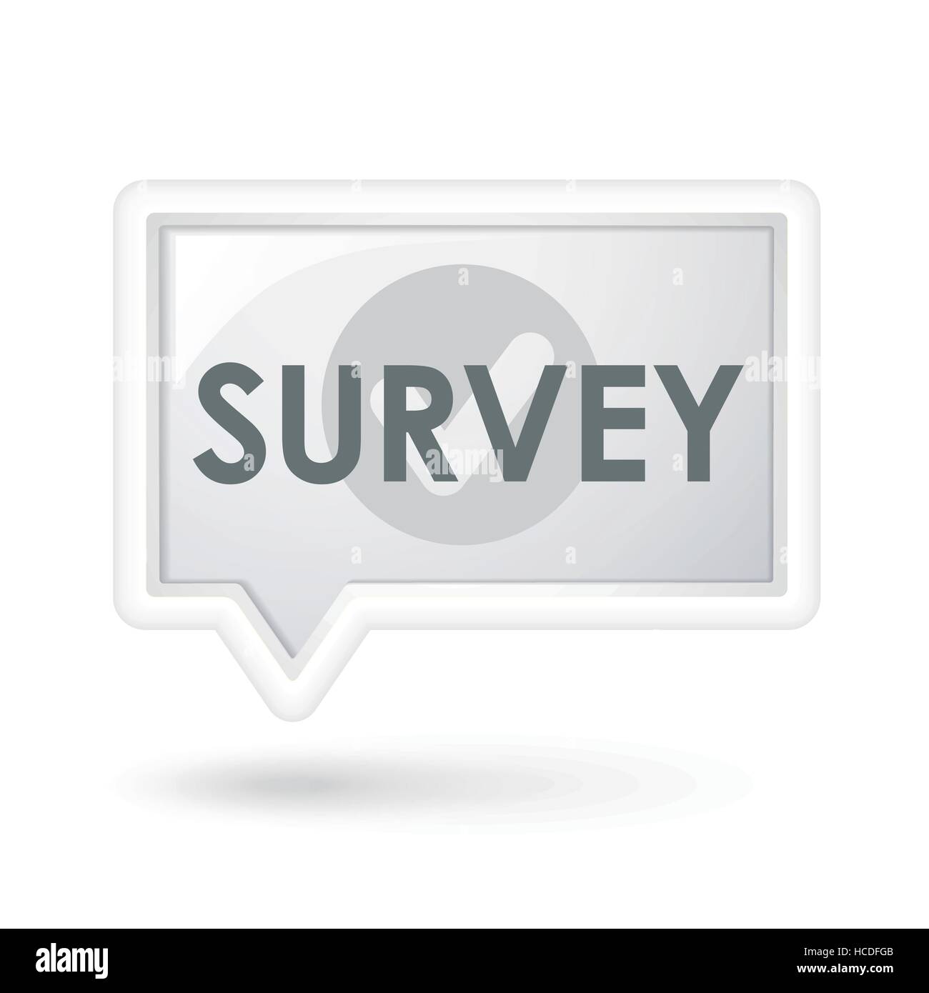 White speech bubble ok Cut Out Stock Images & Pictures - Alamy