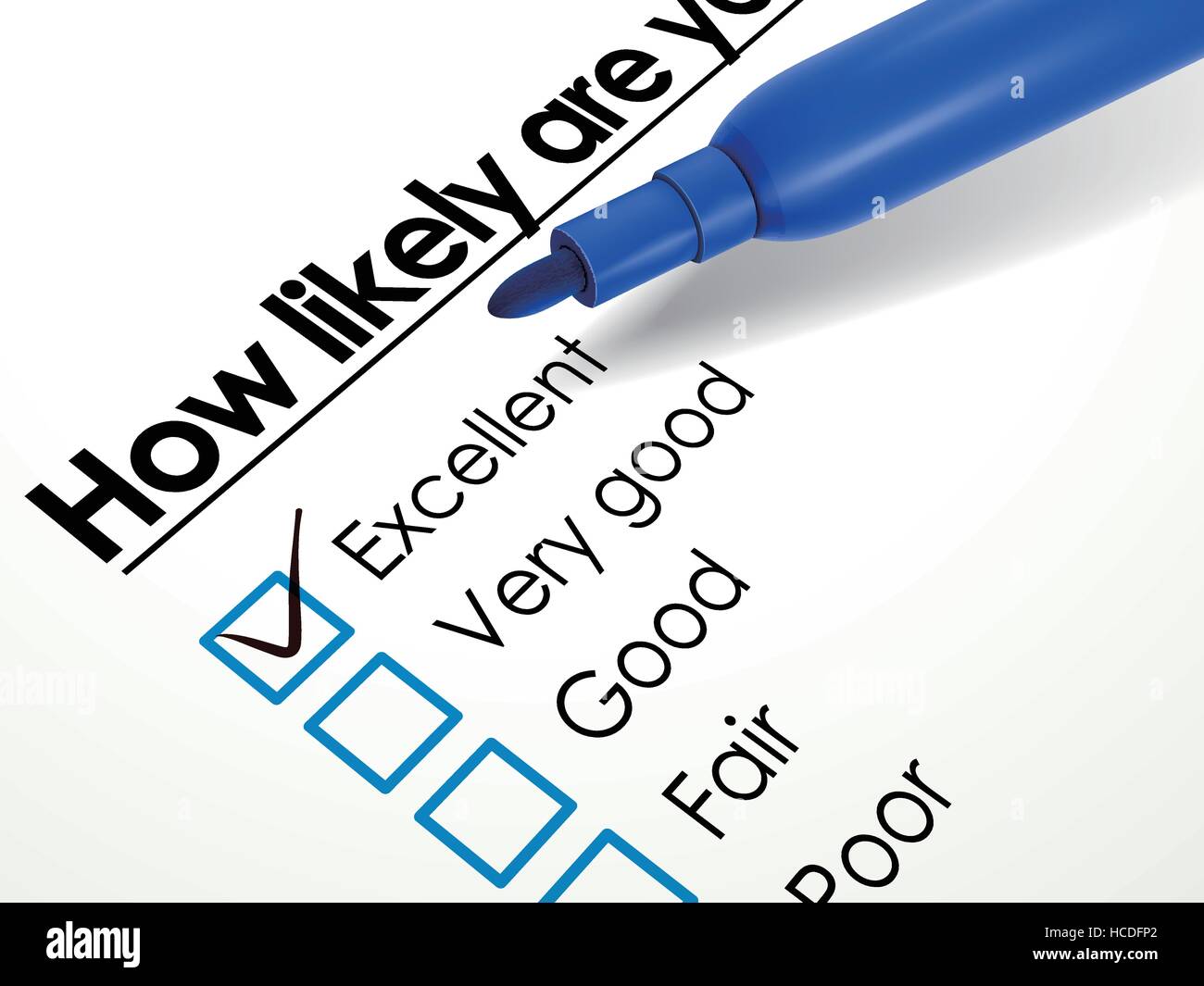 Check list and close up Stock Vector Images - Alamy