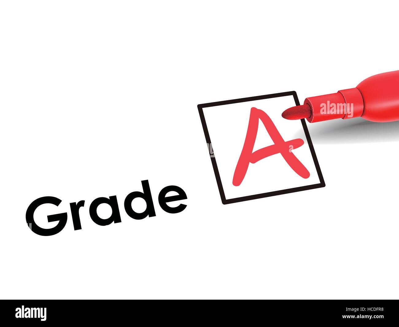 Grade a Stock Vector Images - Alamy
