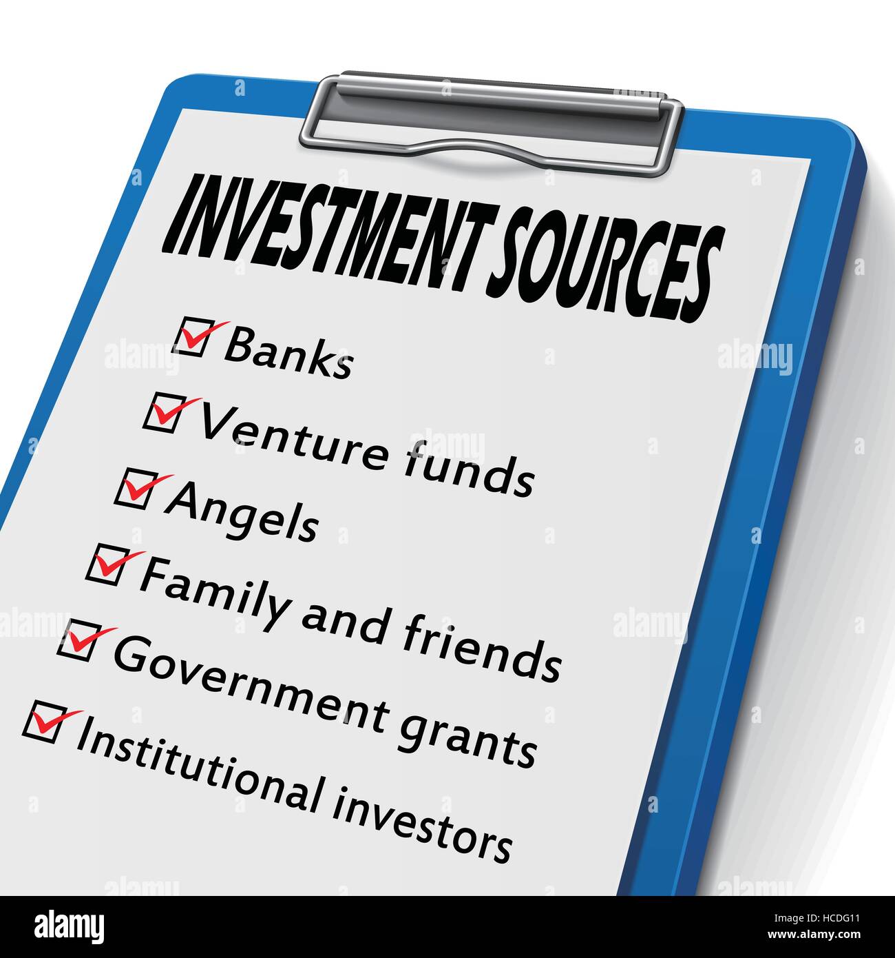 Sources Of Finance Clipart