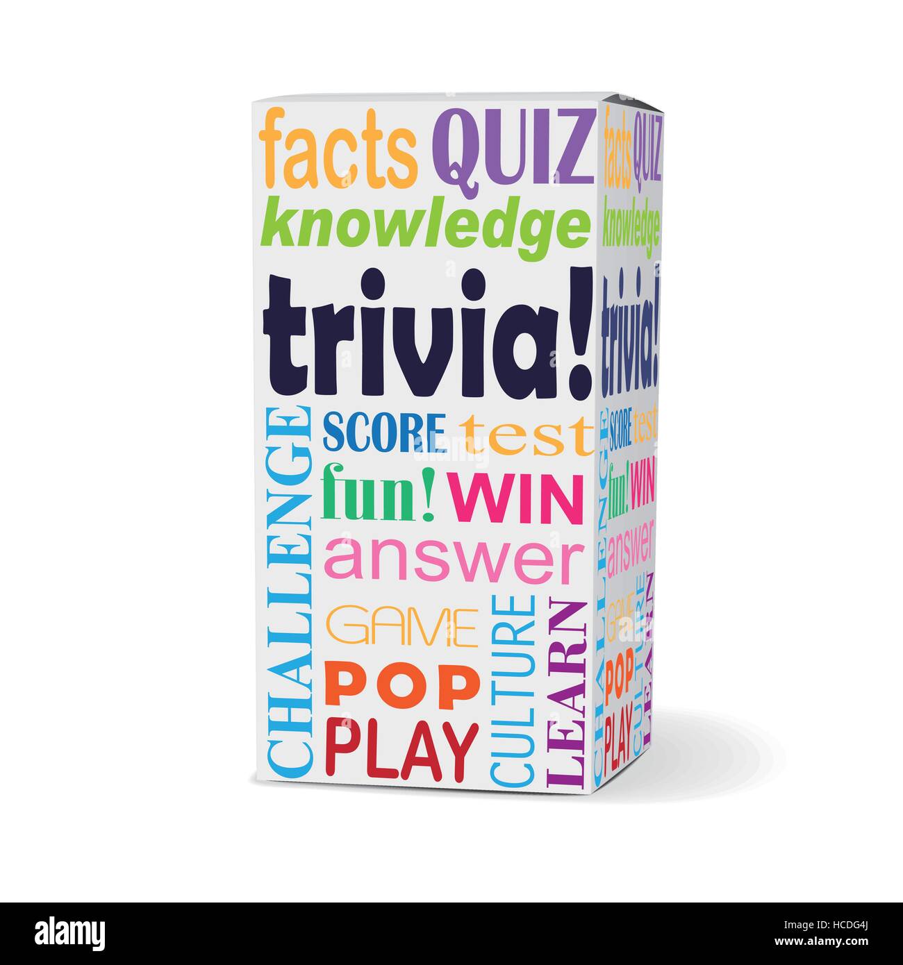 the word choice on a paper box over white background Stock Vector Image ...