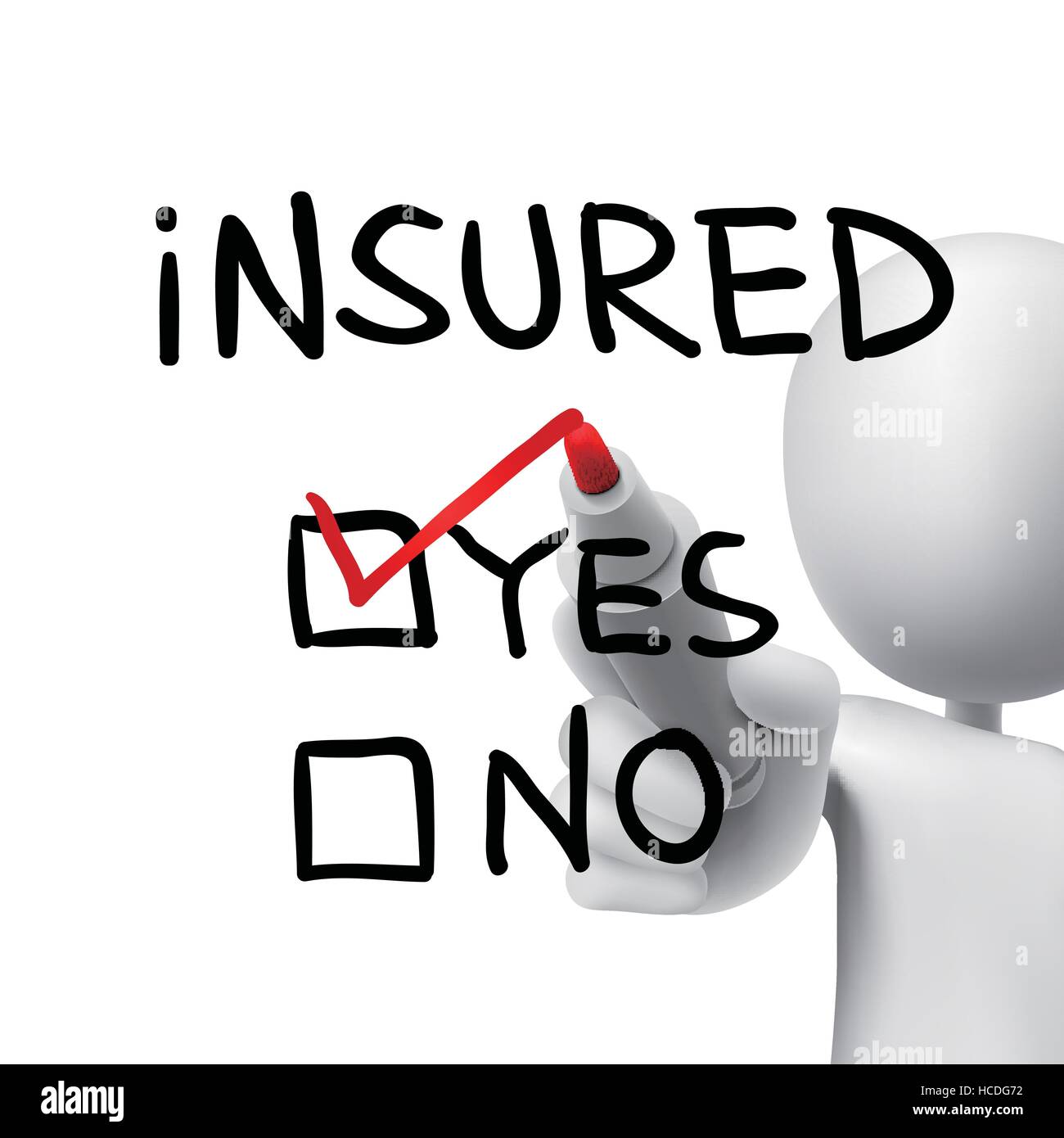 Insured Stock Vector Images - Alamy