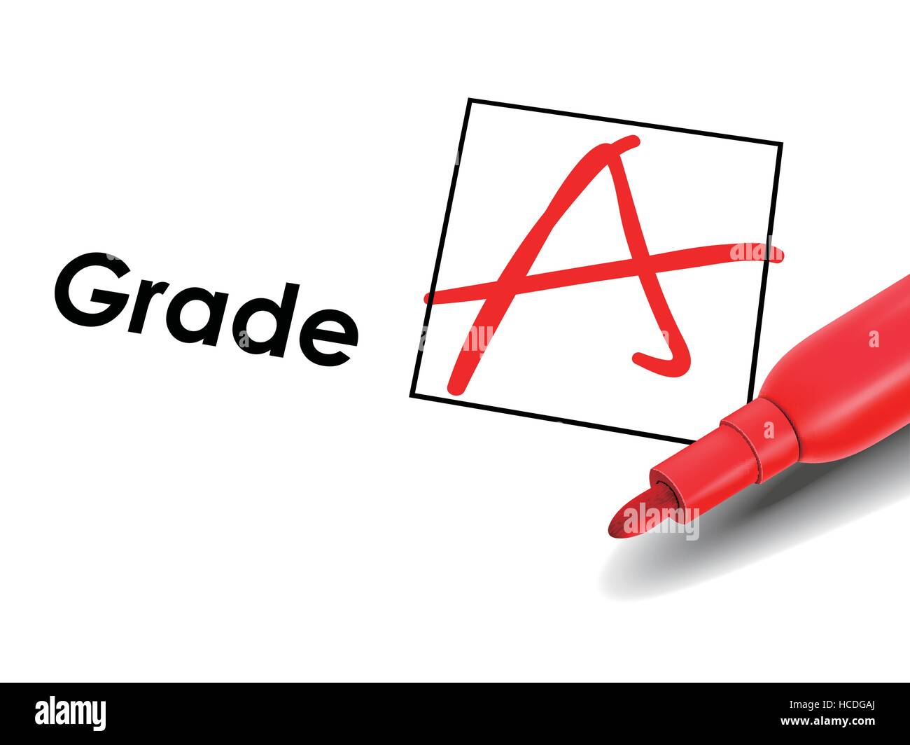 Grade a Stock Vector Images - Alamy