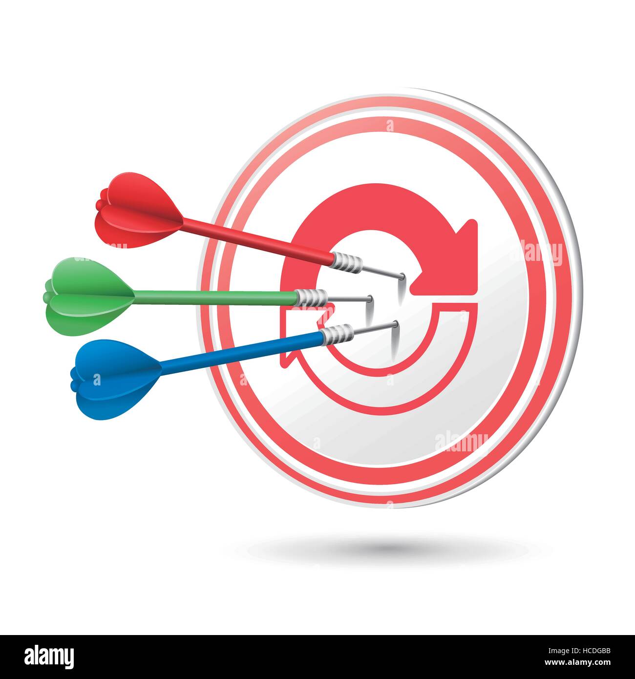 Over target Stock Vector Images - Alamy