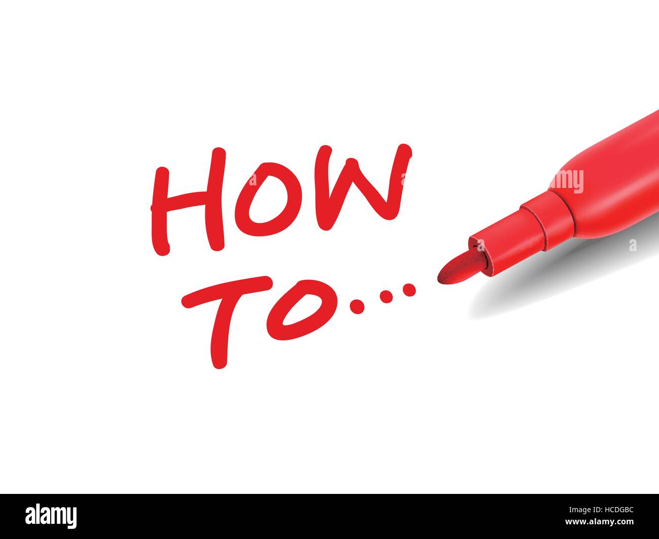 Illustrated instructions Stock Vector Images - Alamy