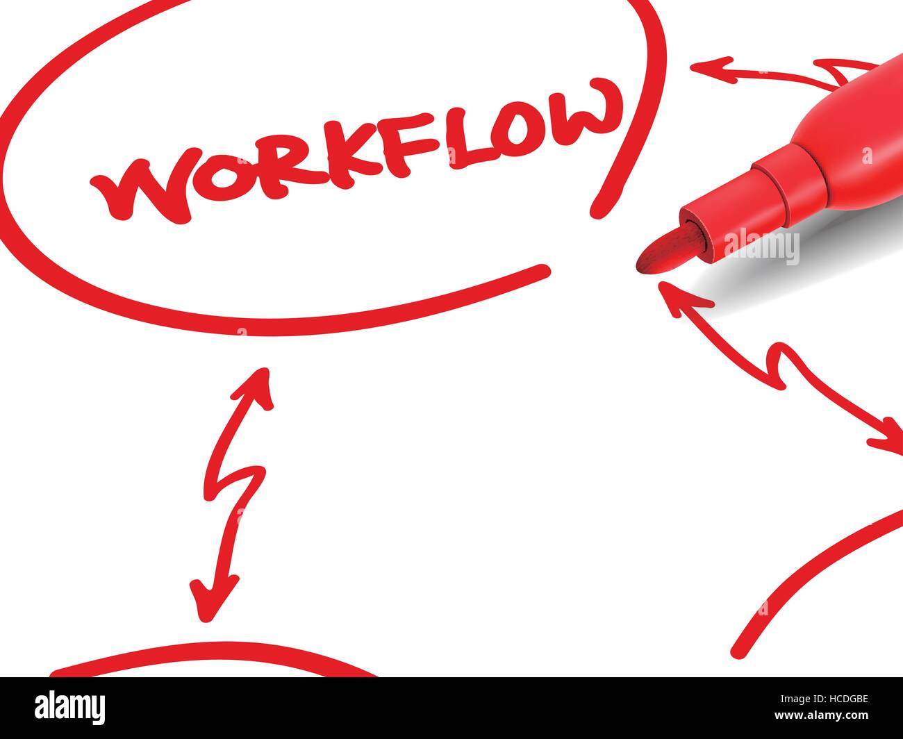 Workflow board Cut Out Stock Images & Pictures - Alamy