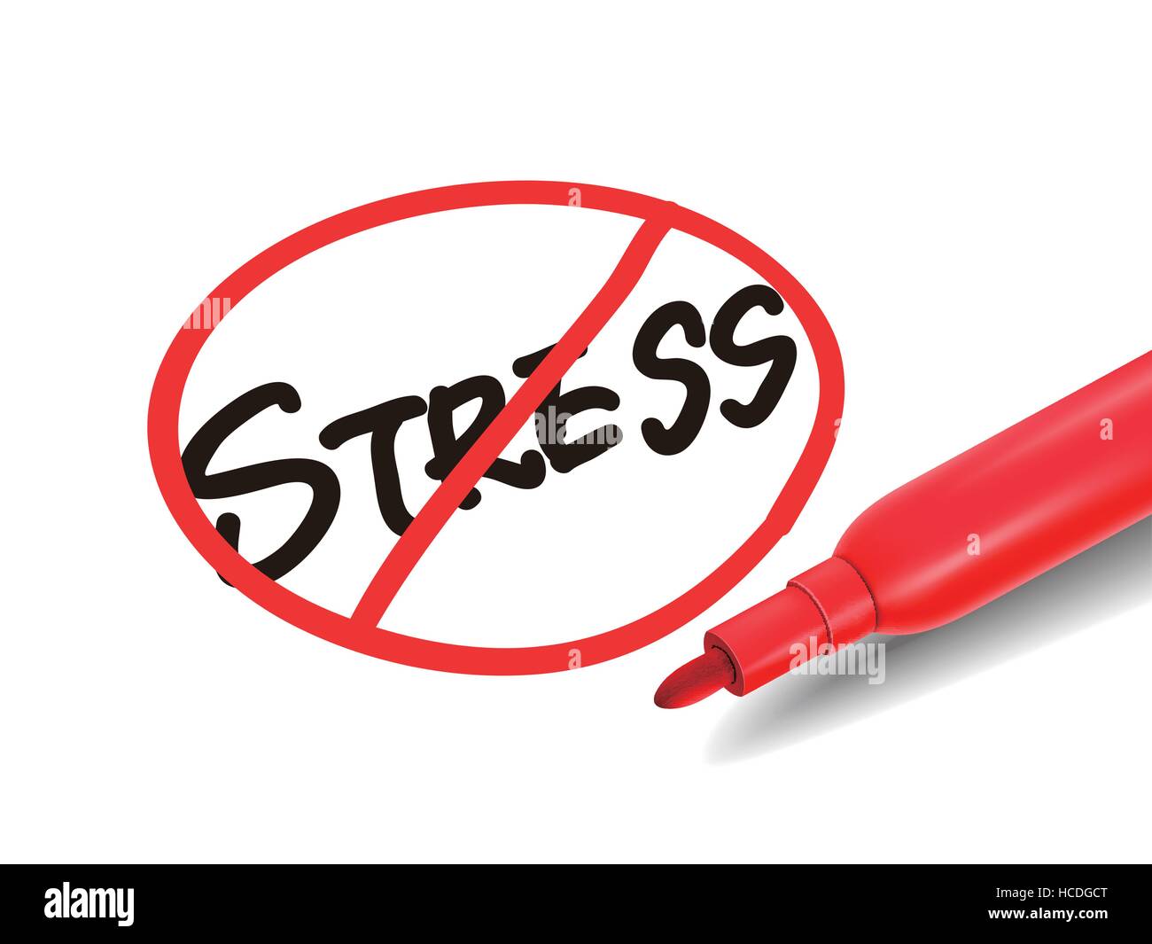 Stress elimination Stock Vector Images - Alamy