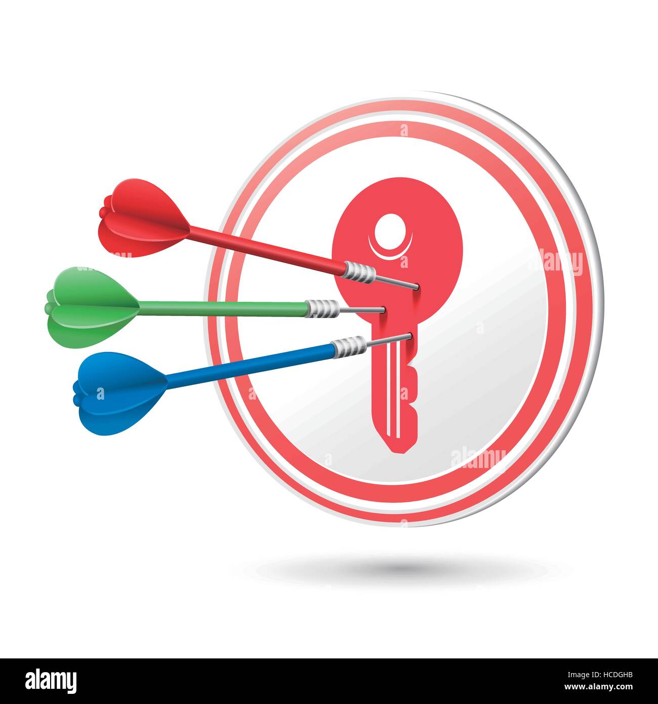 Target key point icon Cut Out Stock Images & Pictures - Alamy