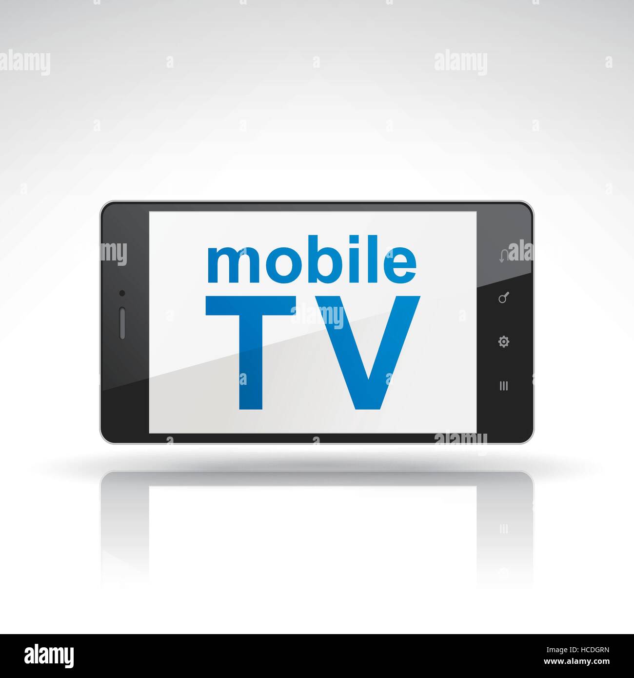 Mobile television Stock Vector Images - Alamy