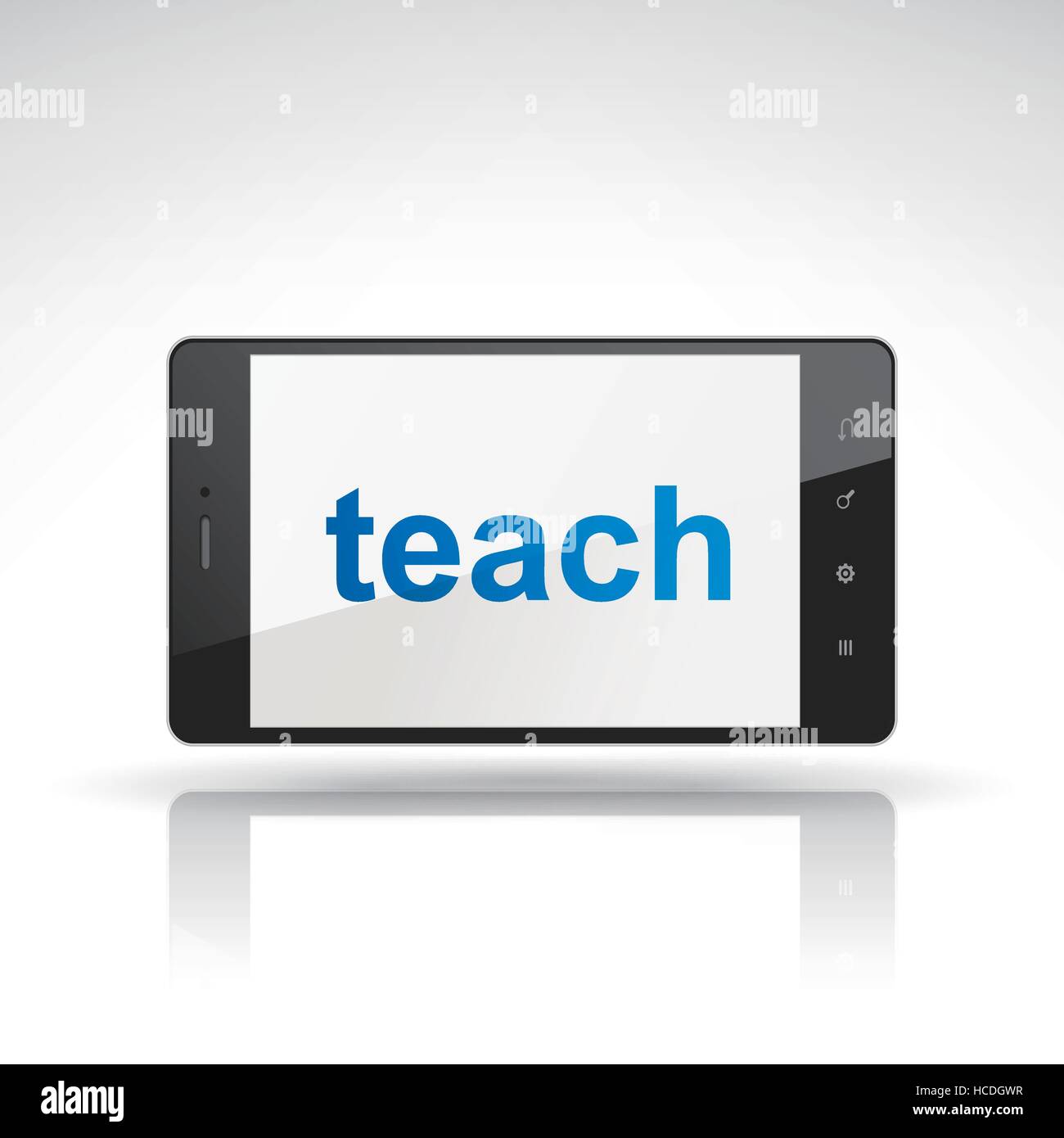 Teach on Stock Vector Images - Alamy