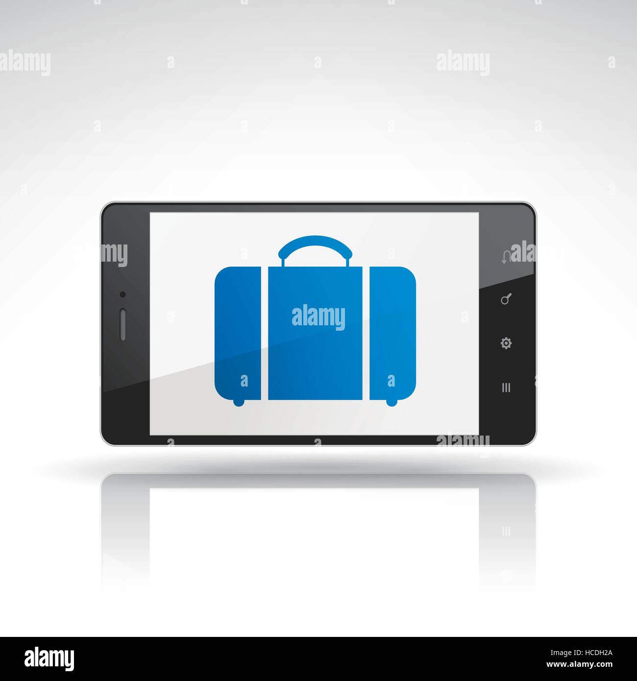 3d luggage suitcase mobile Stock Vector Images - Alamy