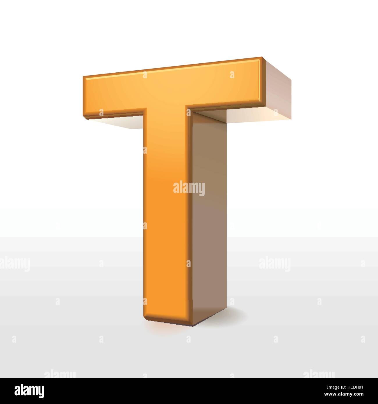 Golden 3d alphabet isolated on Stock Vector Images - Alamy