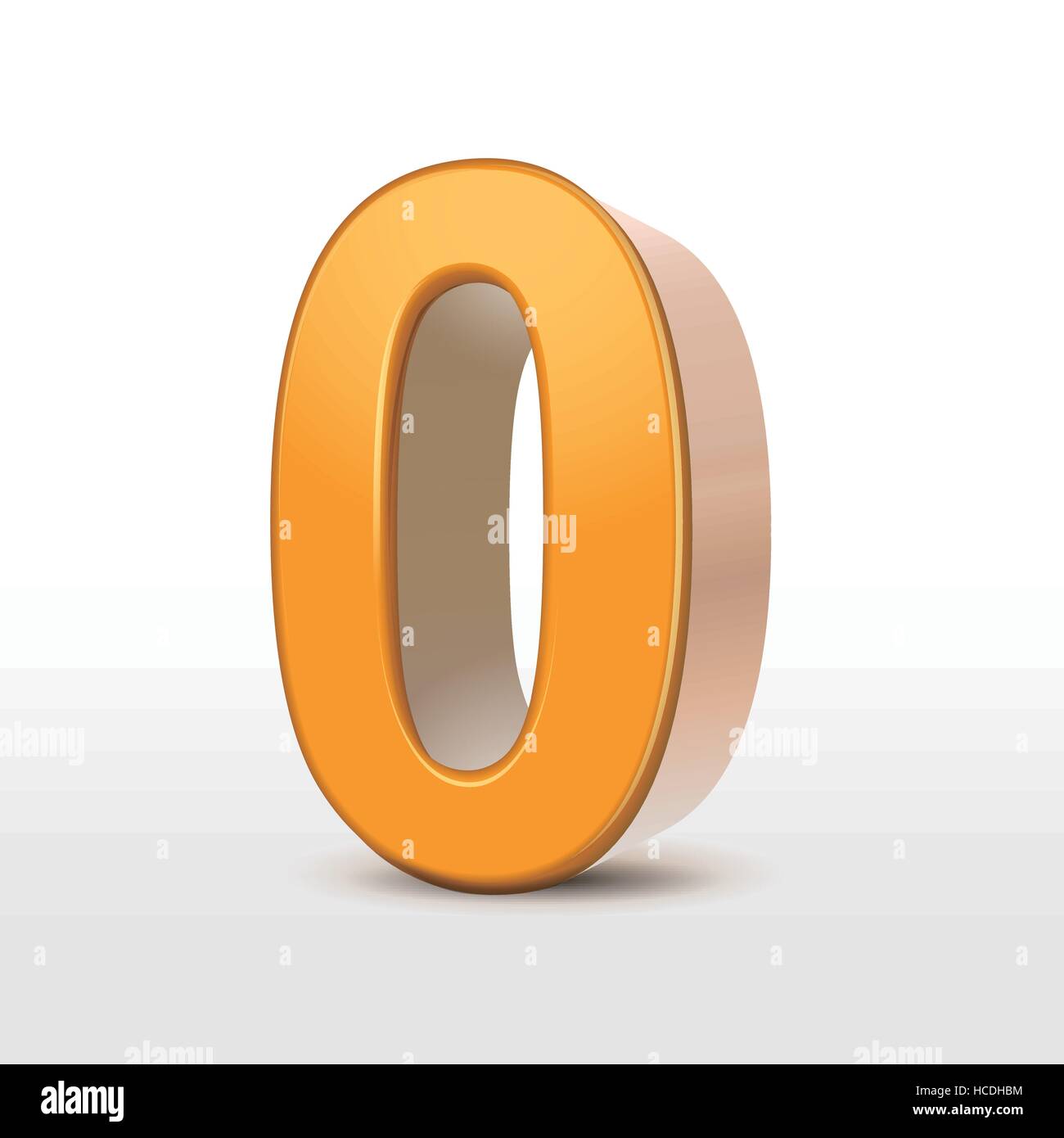 3d number 0 Stock Vector Images - Alamy