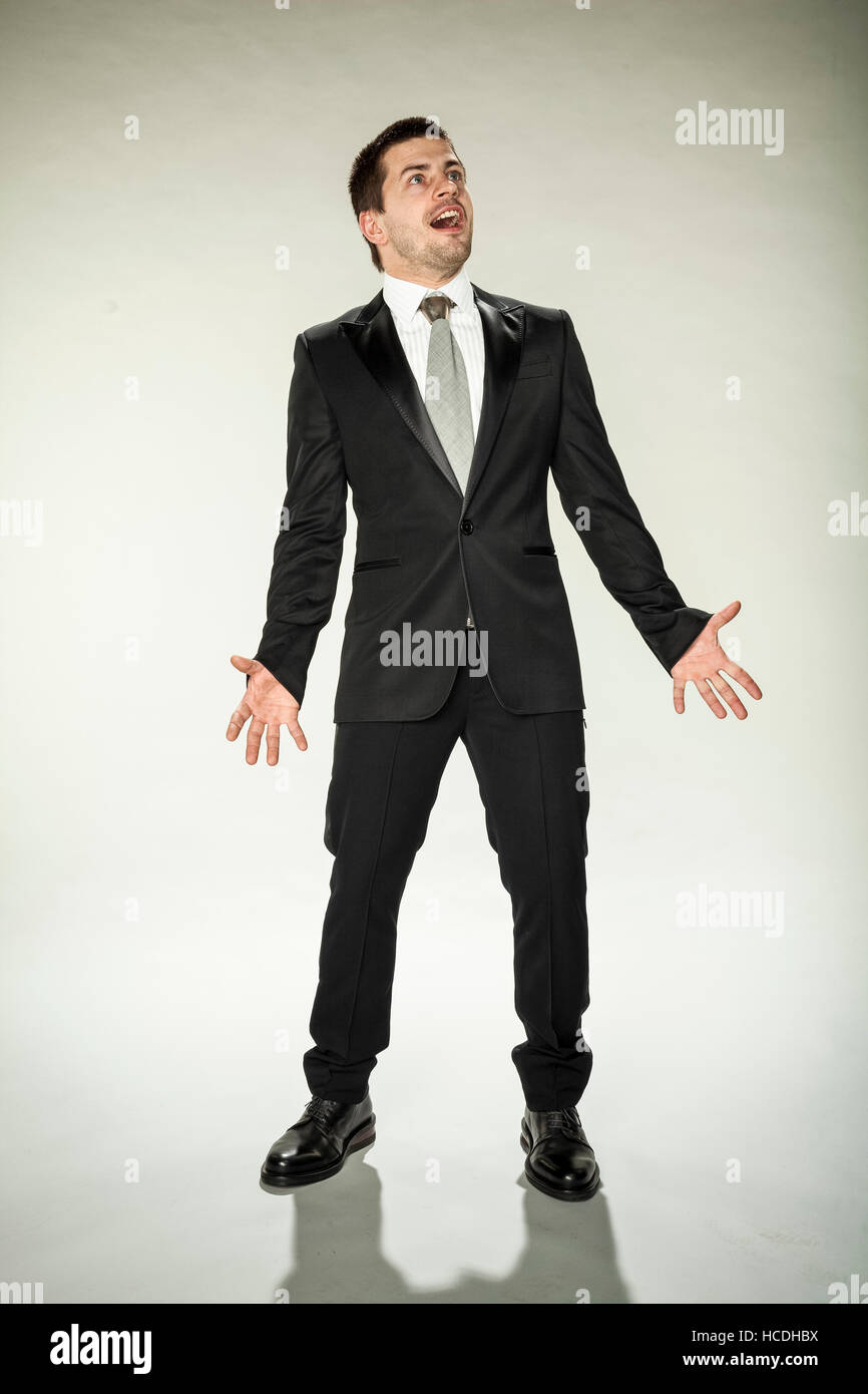 businessman ask why Stock Photo - Alamy