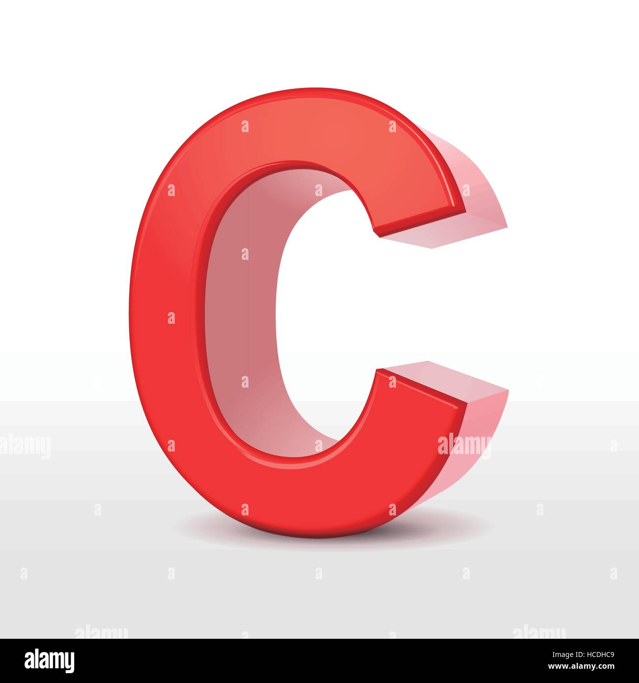 Letter C 3d