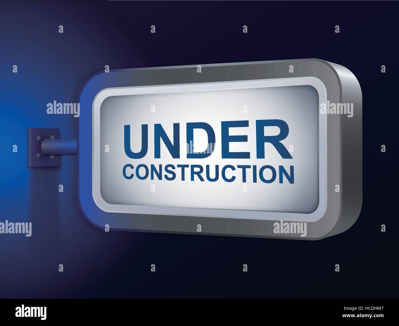 Light on construction site Stock Vector Images - Alamy