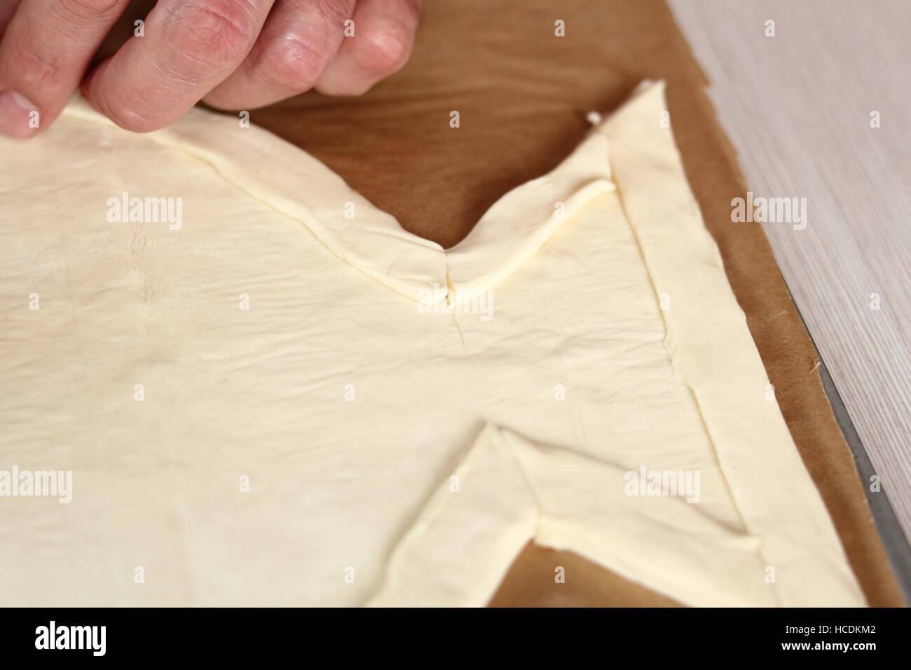 Place Strip of Puff Pastry around Rim of Puff Pastry Base. Making ...