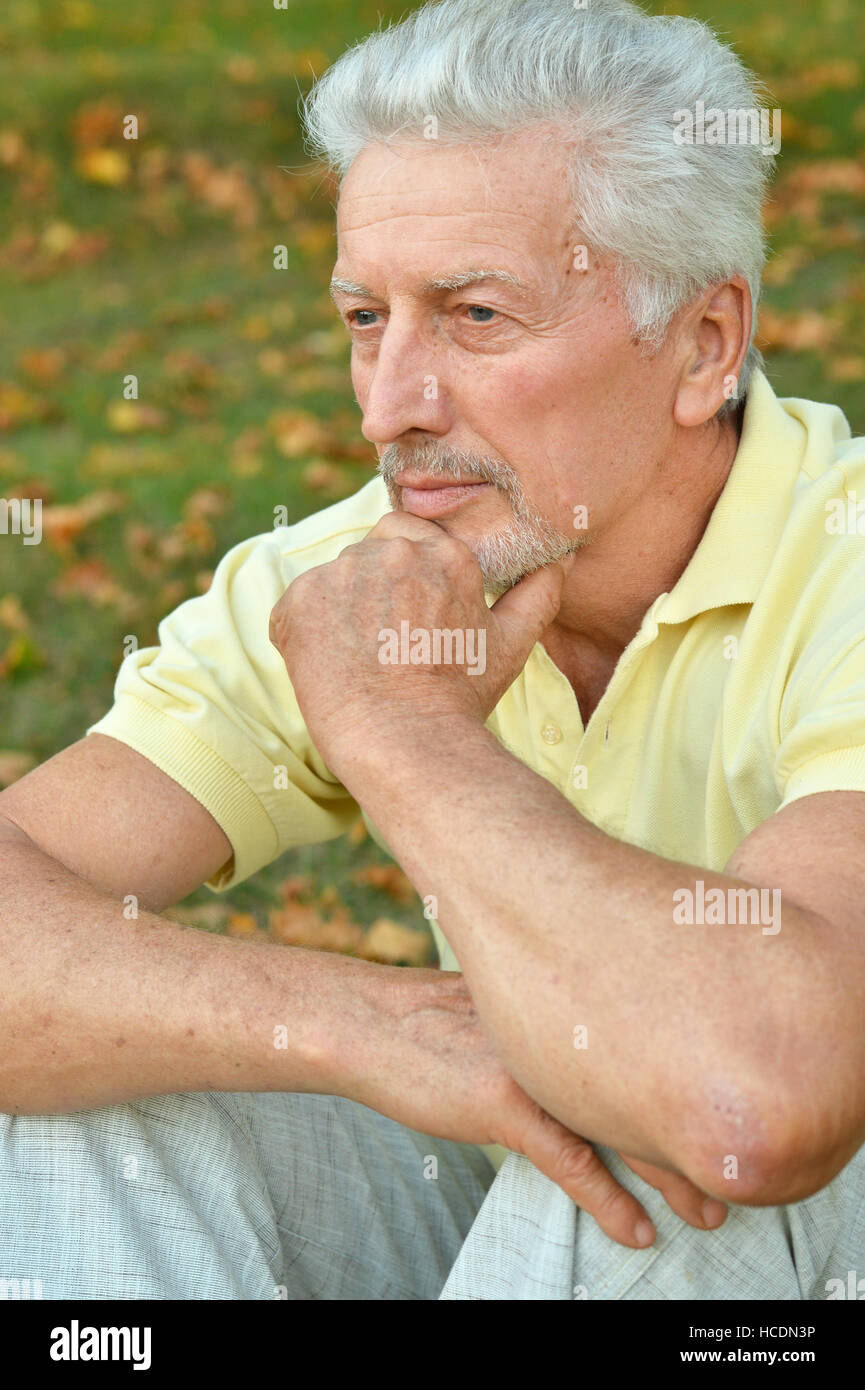 portrait of a senior man Stock Photo - Alamy