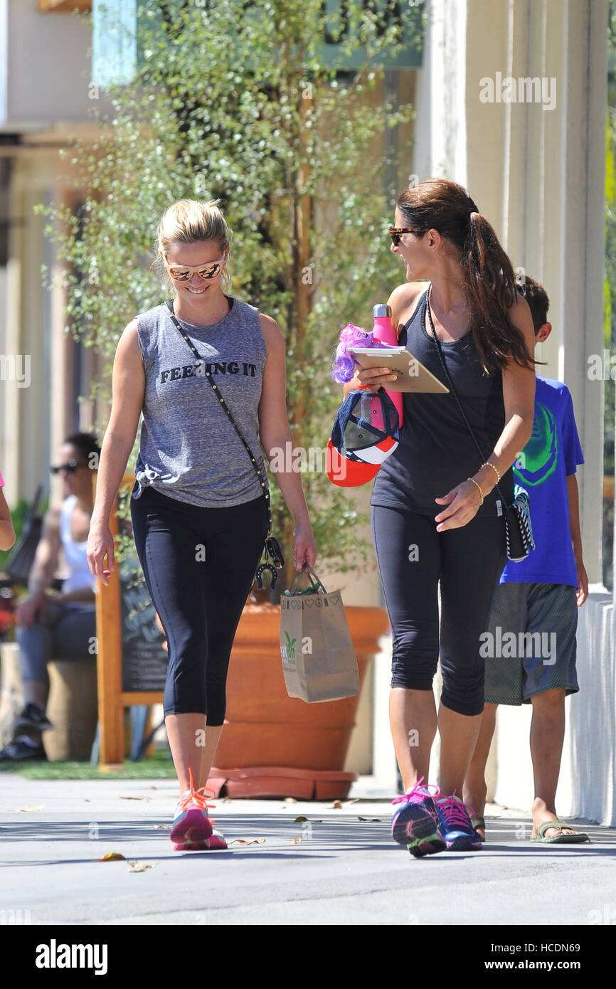 Reese Witherspoon after dance class exercise in Brentwood, Los Angeles ...