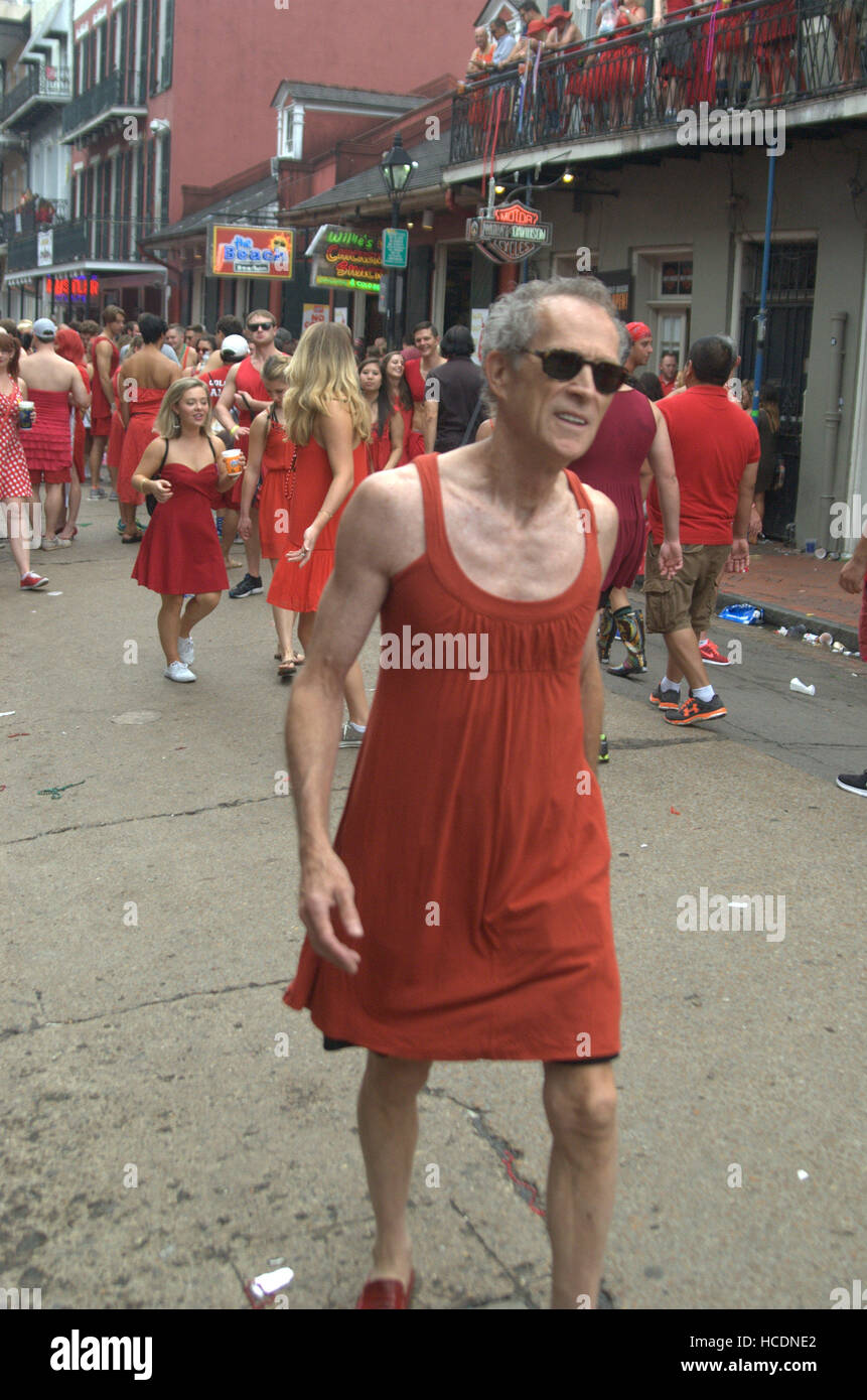Red dress run new orleans hi-res stock photography and images - Alamy
