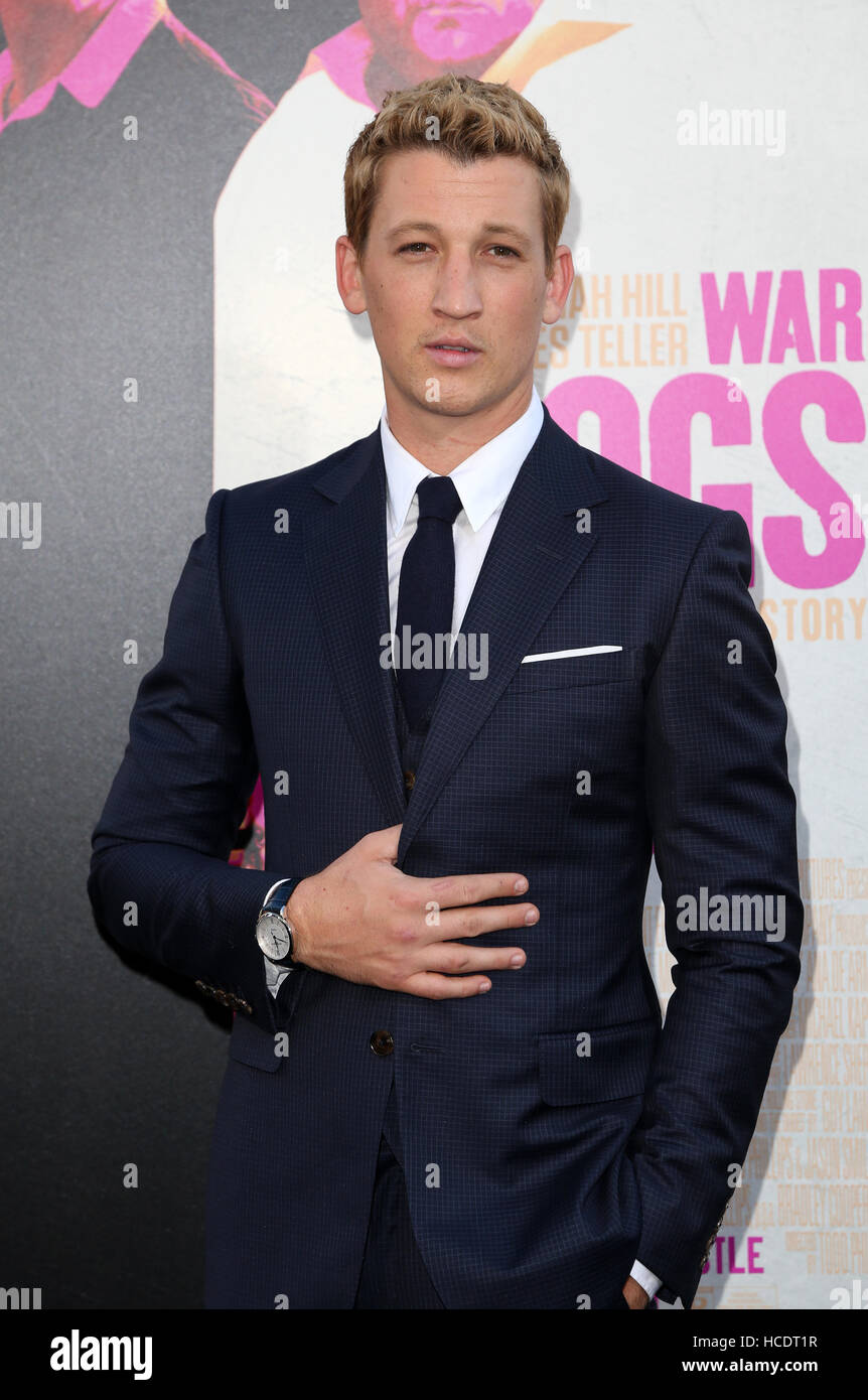 Premiere Of Warner Bros. Pictures' "War Dogs" Featuring: Miles Teller ...