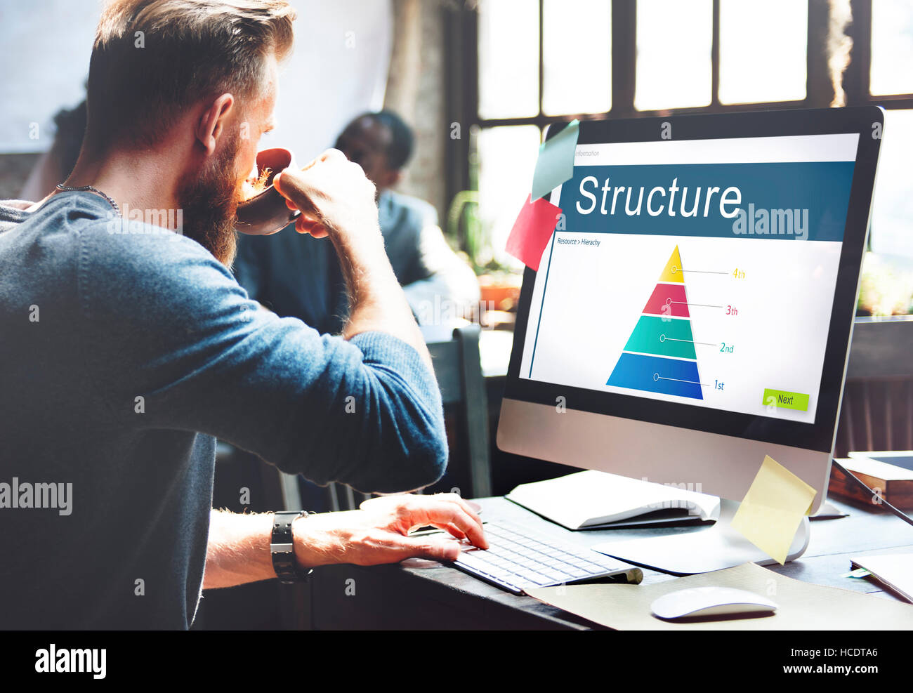 Hierarchy Organization Structure Position Chart Concept Stock Photo - Alamy