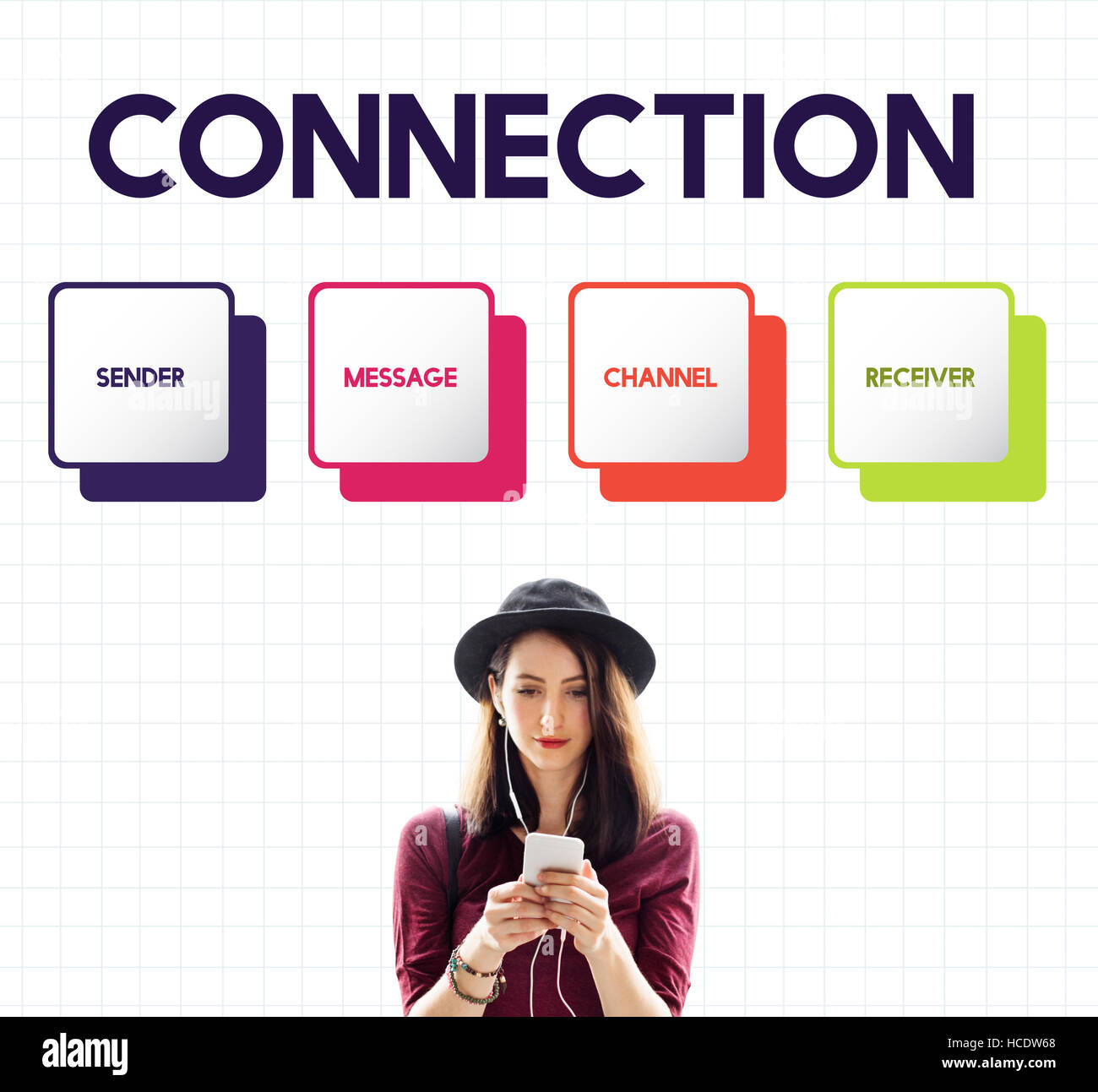 Connection Networking Togetherness Bond Concept Stock Photo - Alamy