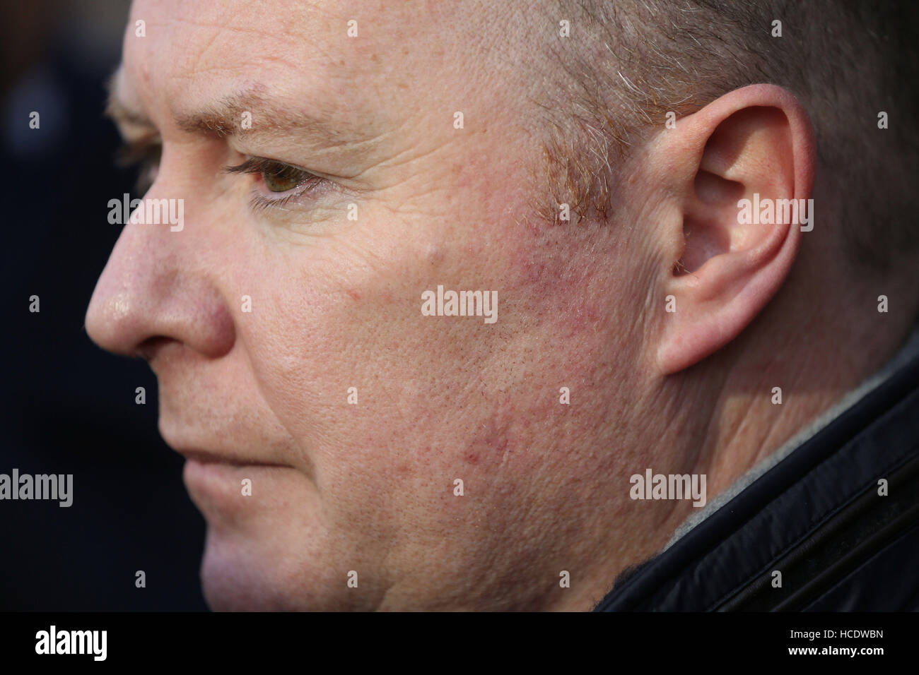 Austin Stack speaks to the media outside the Davenport Hotel in Dublin ...