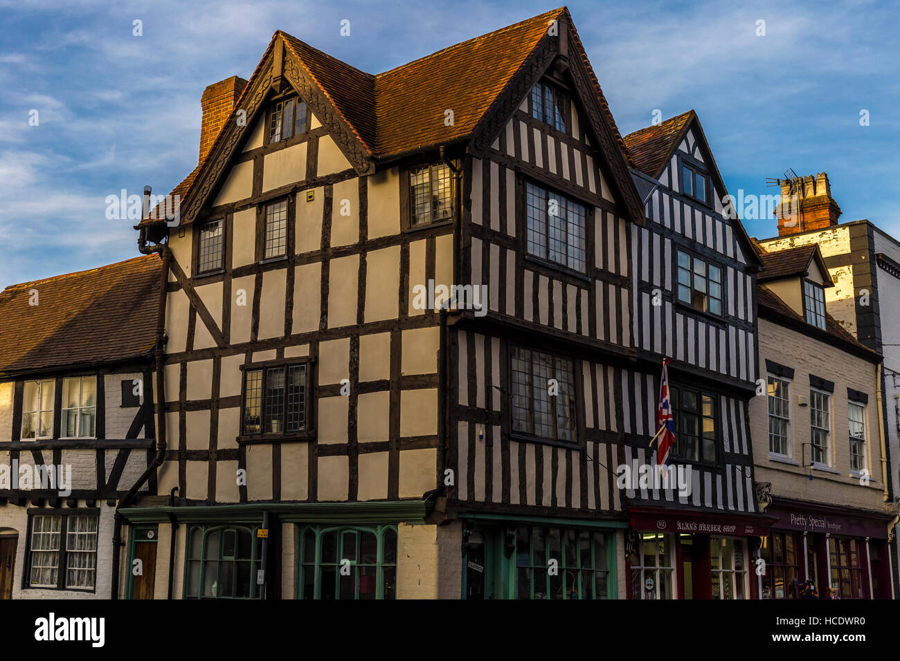 Tudor buildings on the corner of Church Street and St Marys Lane ...