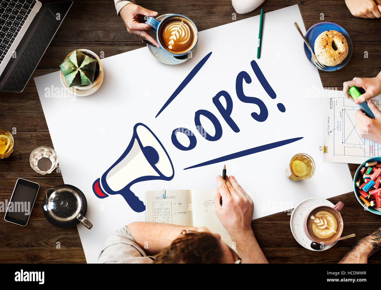 Wow Oops Cool Nice Omg Gosh Amazed Surprise Concept Stock Photo - Alamy