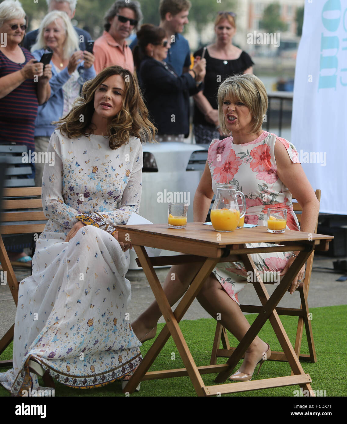 Eamonn Holmes and Ruth Langsford outside ITV Studios Featuring: Eamonn ...