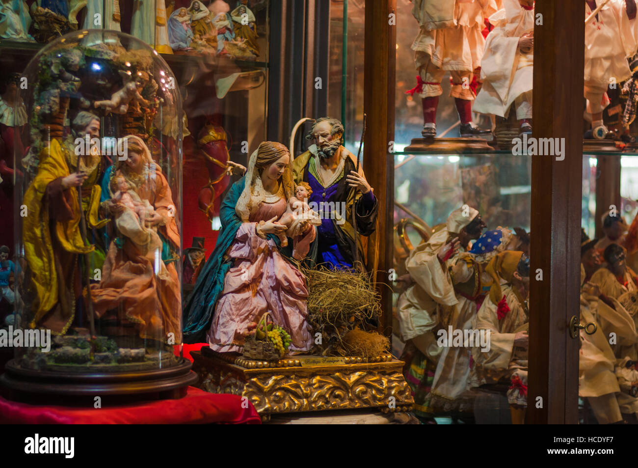 Naples, San Gregorio Armeno, hand made nativity scene for sale Stock ...