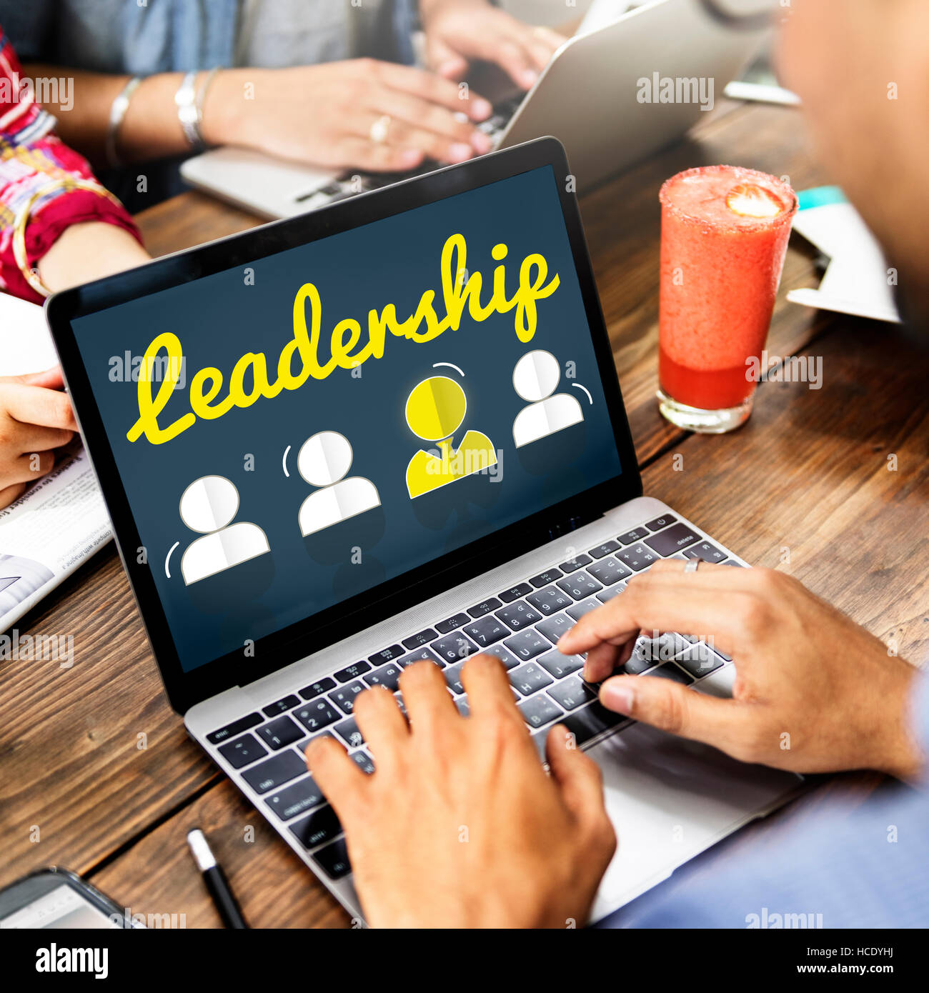 Partnership corporate team leader font hi-res stock photography and ...