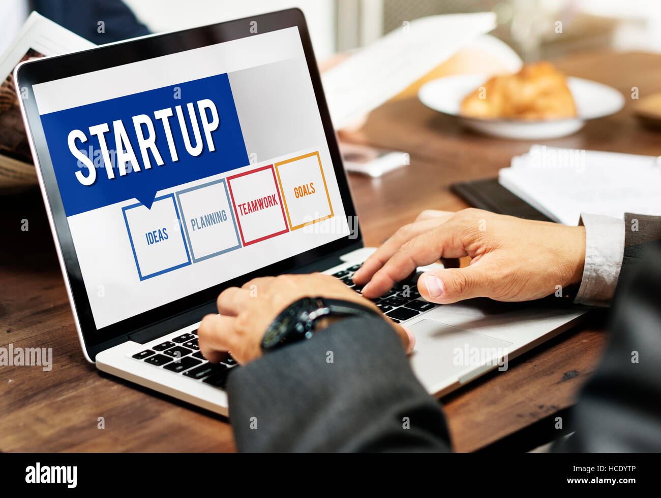 Startup Business Development Enterprise Vision Concept Stock Photo - Alamy