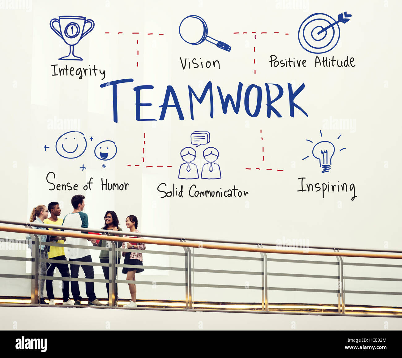 Teamwork Goals Ideas Creativity Concept Stock Photo - Alamy