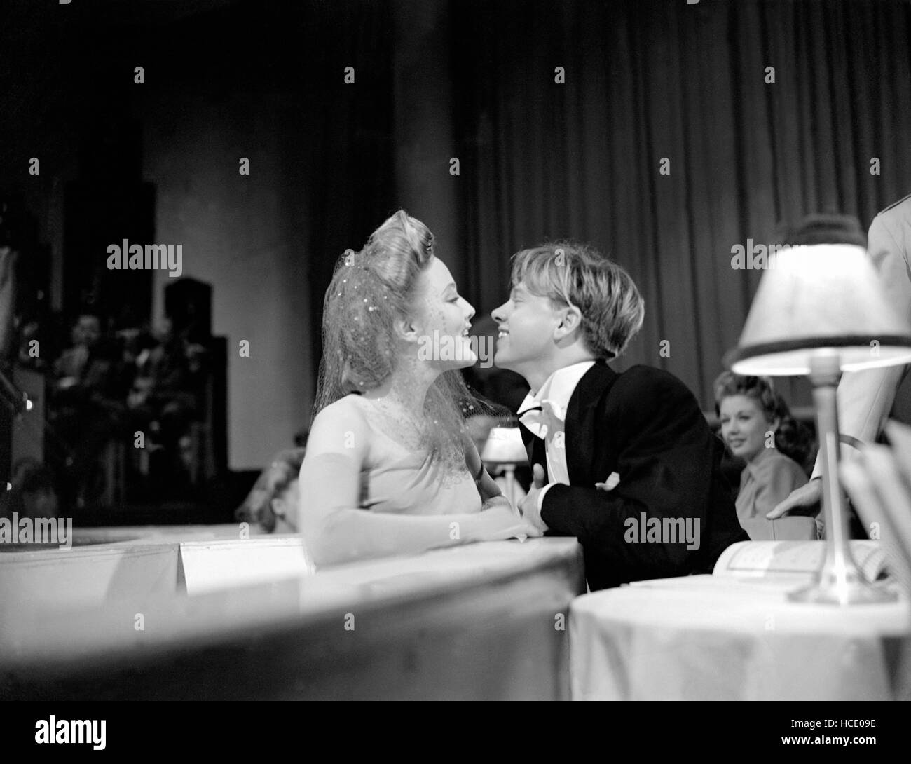 GIRL CRAZY, Frances Rafferty, Mickey Rooney, 1943 Stock Photo - Alamy