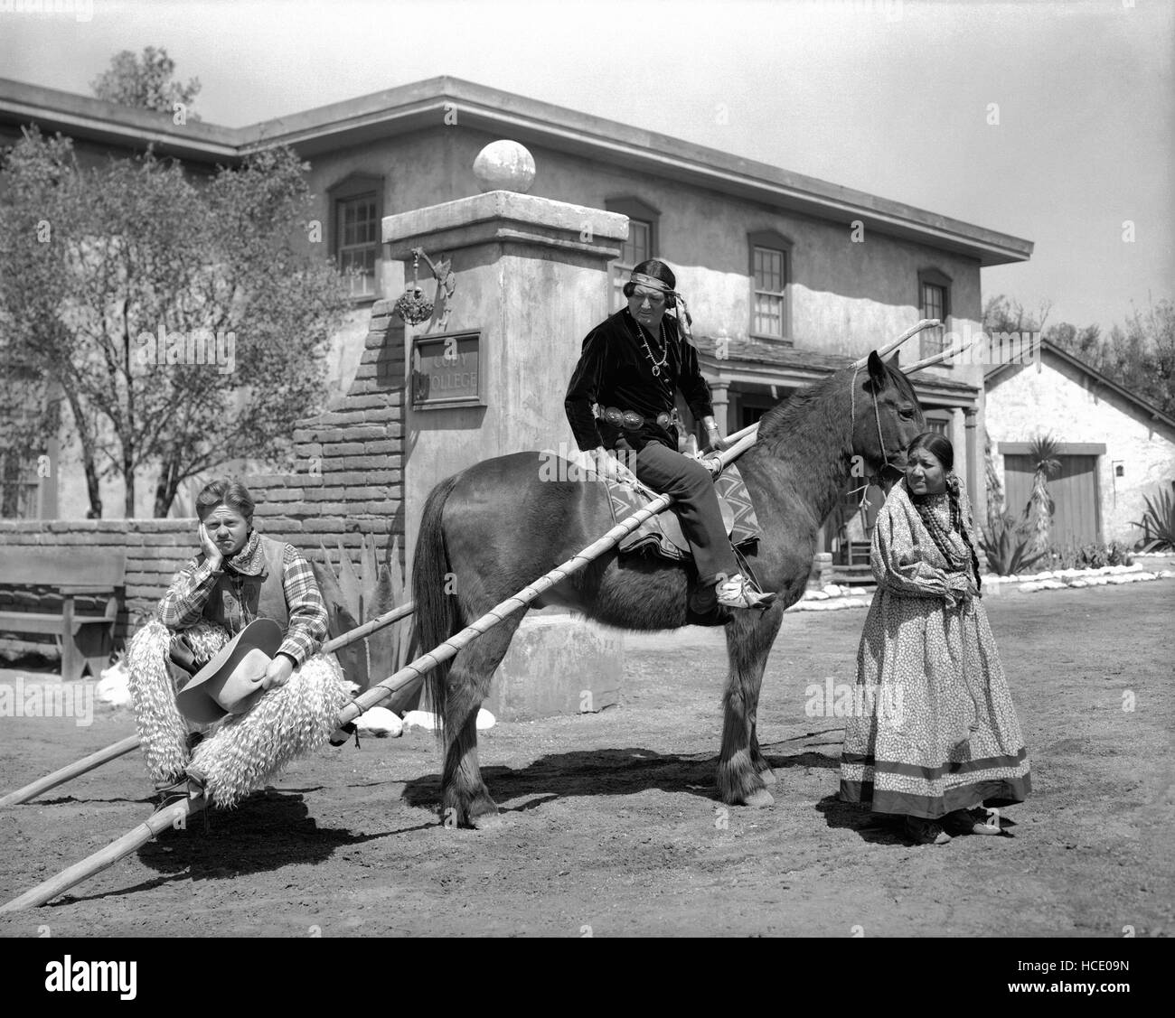 GIRL CRAZY, Mickey Rooney, Bill Hazlet, Rose Higgins, 1943 Stock Photo ...