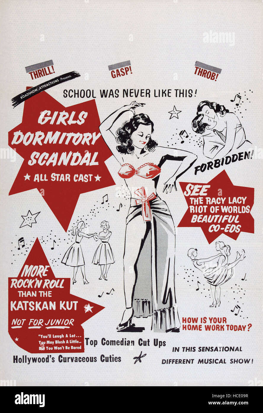 GIRLS DORMITORY SCANDAL, US poster art, 1950 Stock Photo - Alamy