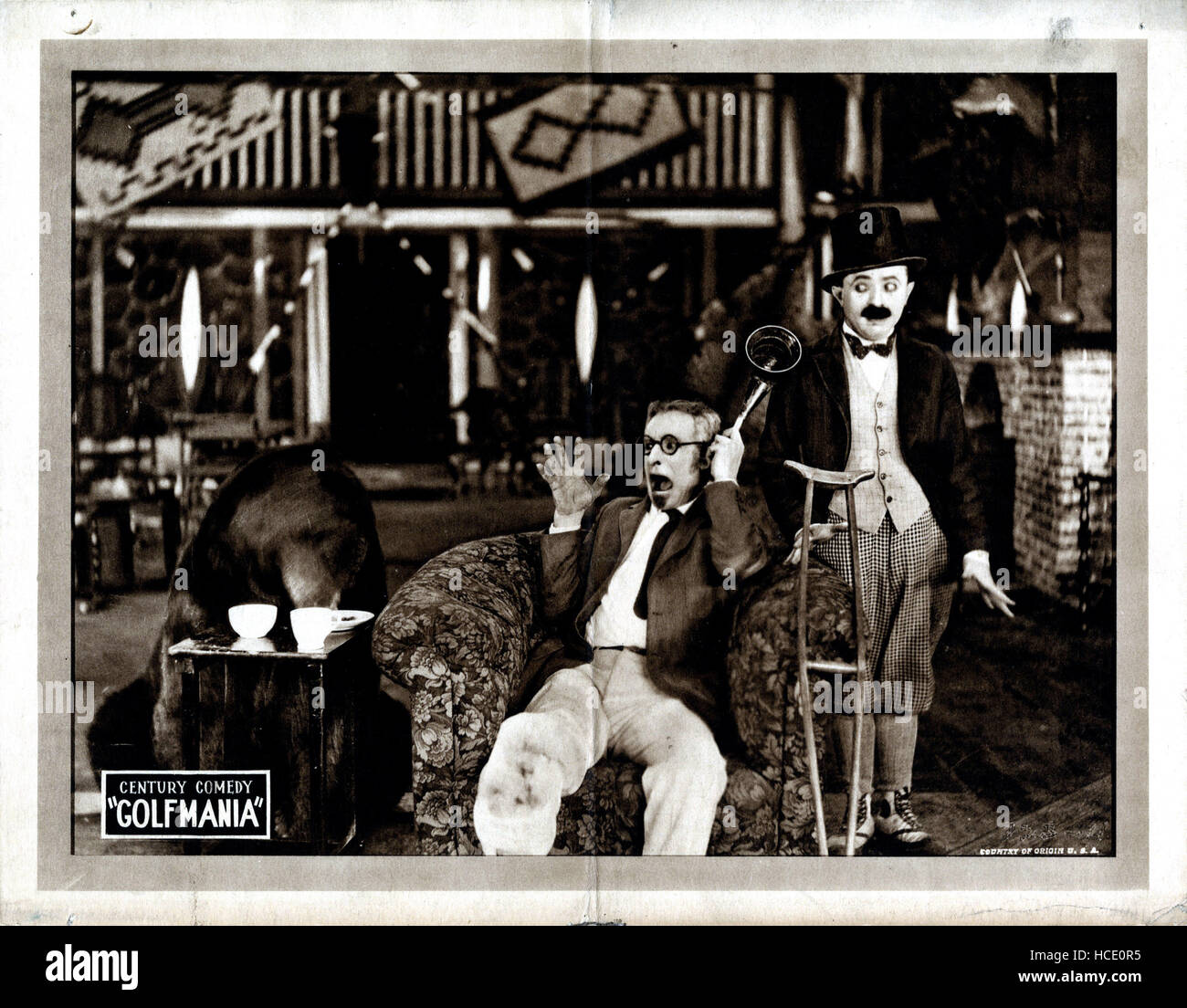 GOLFMANIA, Billy Engel, (right), 1923 Stock Photo - Alamy