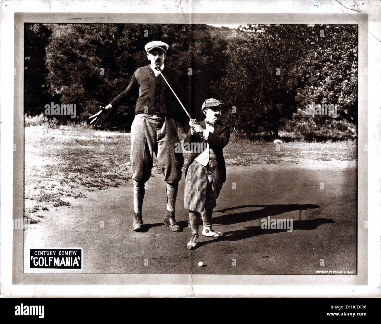 GOLFMANIA, from left, Jack Earle, Billy Engel, 1923 Stock Photo - Alamy