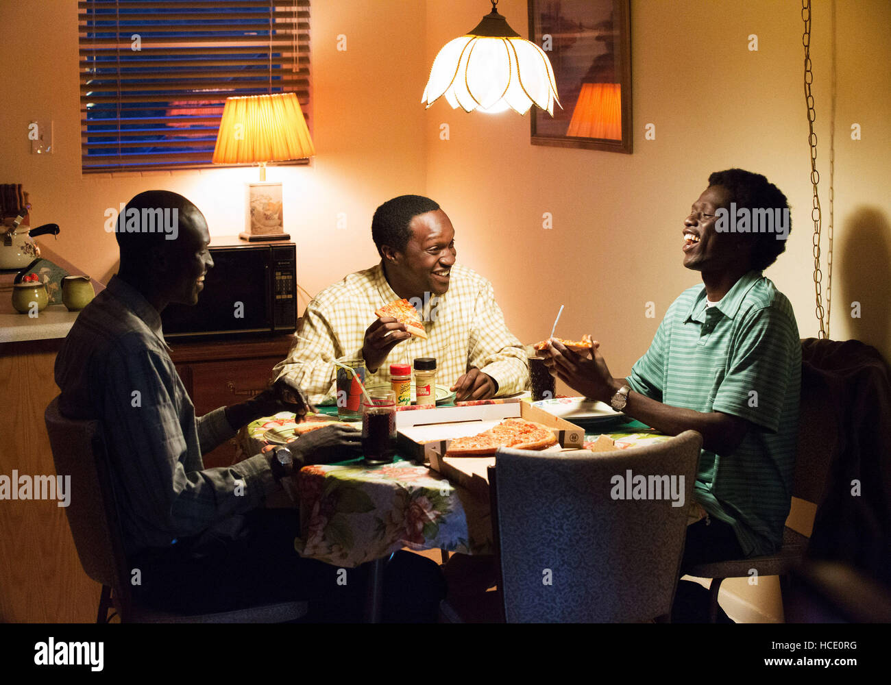 THE GOOD LIE, from left: Ger Duany, Arnold Oceng, Emmanuel Jal, 2014 ...