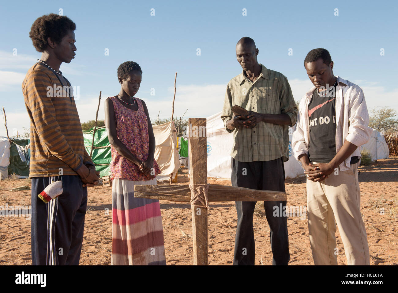 THE GOOD LIE, from left: Emmanuel Jal, Kuoth Wiel, Ger Duany, Arnold ...