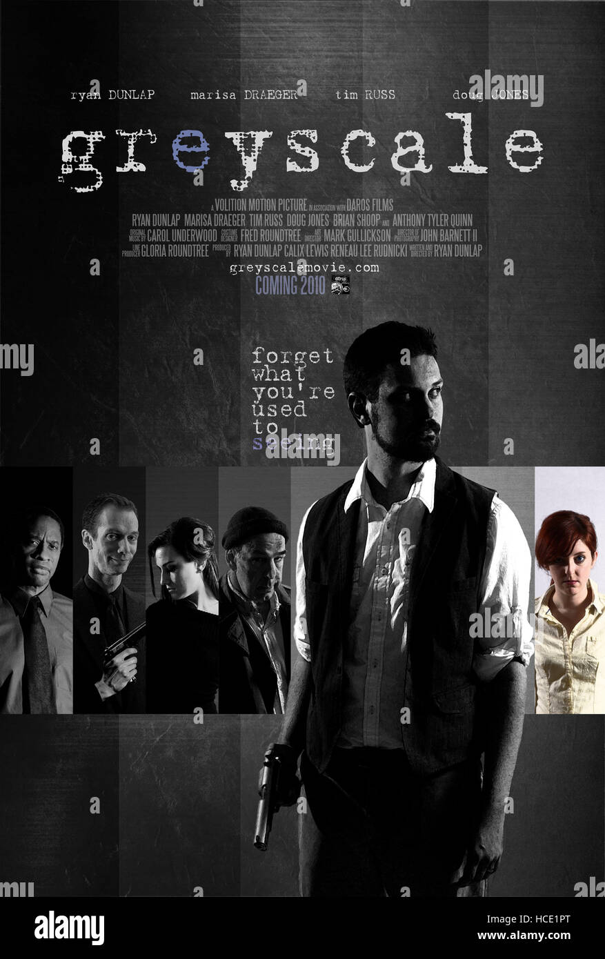 GREYSCALE, poster, from left: Tim Russ, Doug Jones, Marisa Draeger ...