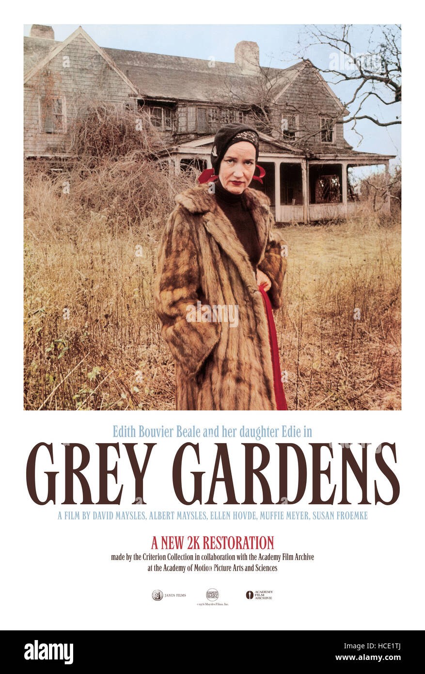 GREY GARDENS, 2015 re-release poster, Edith 'Little Edith' Bouvier ...
