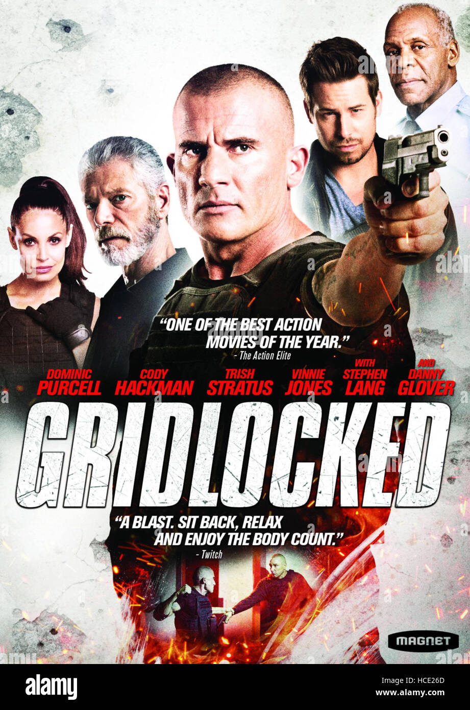 GRIDLOCKED, US poster, from left: Trish Stratus, Stephen Lang, Dominic ...