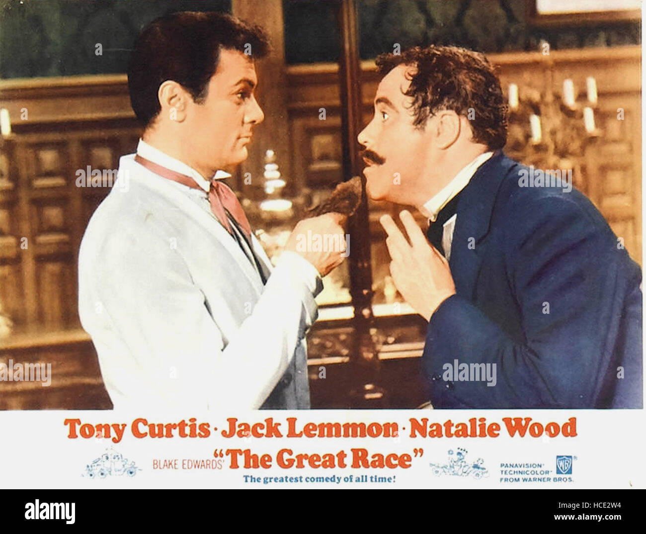 THE GREAT RACE, from left: Tony Curtis, Jack Lemmon, 1965 Stock Photo ...